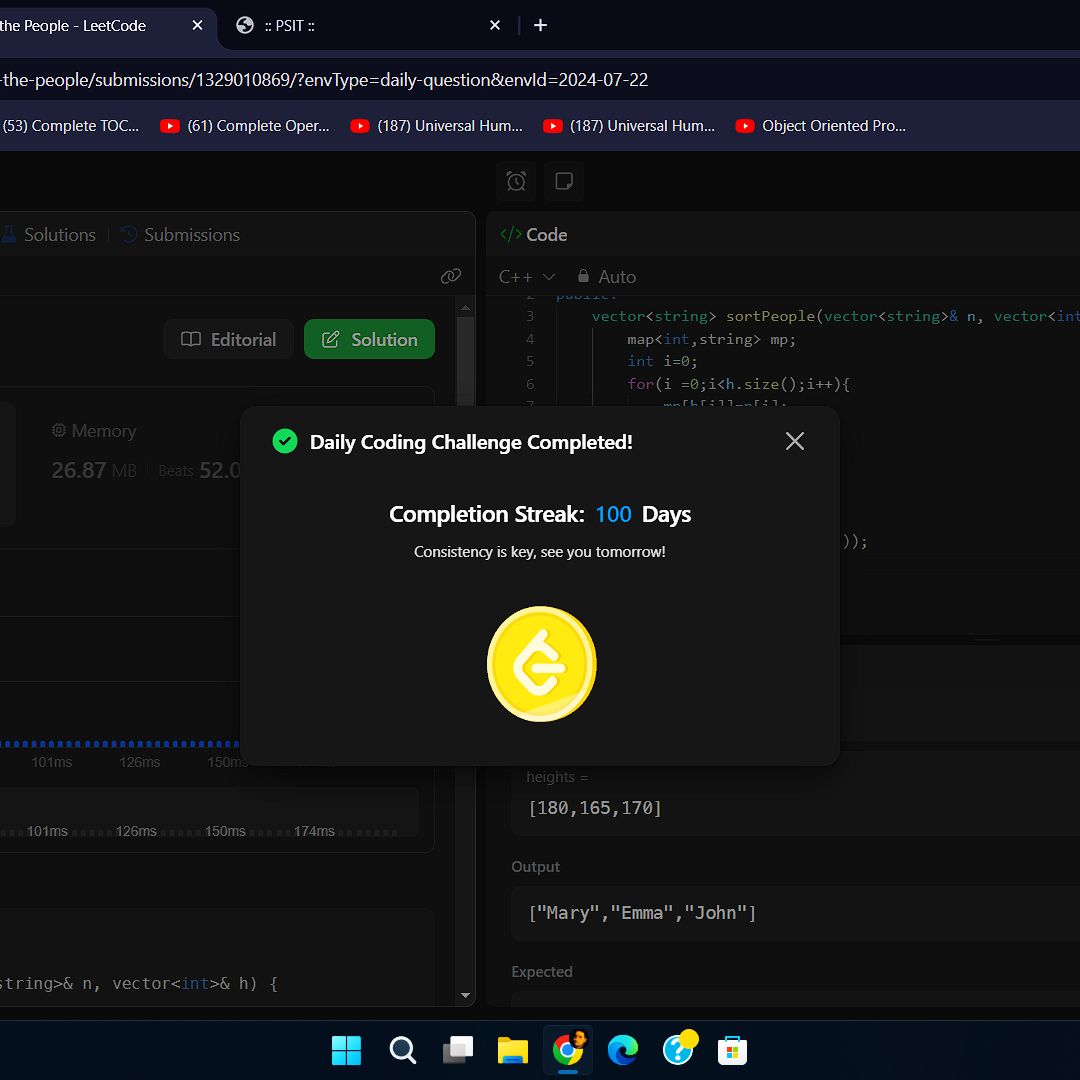 Aman Singh on LinkedIn: #leetcode #100daysstreak #codingjourney # ... Aman Singh on LinkedIn: #leetcode #100daysstreak #codingjourney # ...