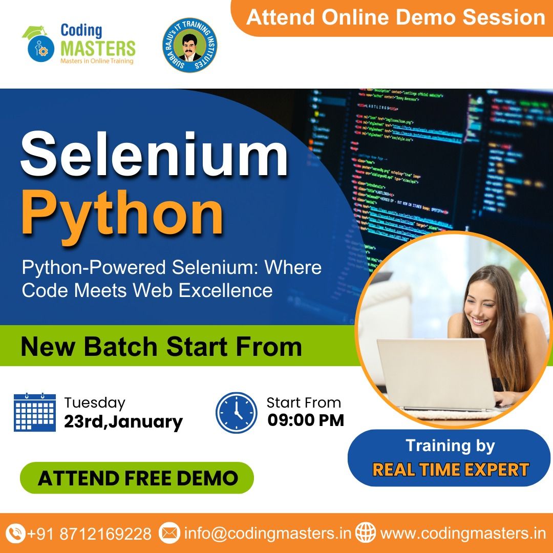 Coding Masters on LinkedIn: #automation #selenium #python #online # ... Coding Masters on LinkedIn: #automation #selenium #python #online # ...