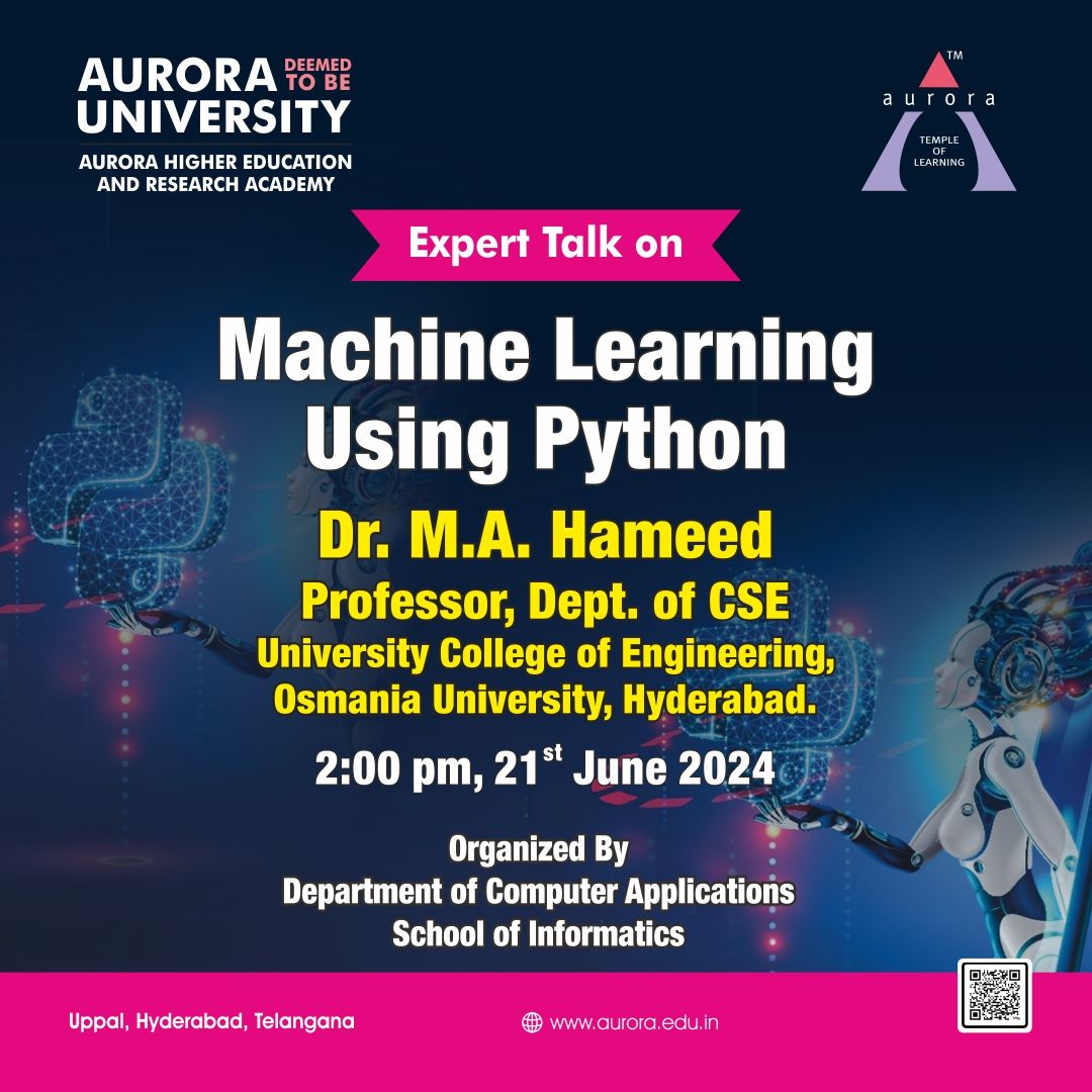 Aurora Deemed University on LinkedIn: #machinelearning # ... Aurora Deemed University on LinkedIn: #machinelearning # ...