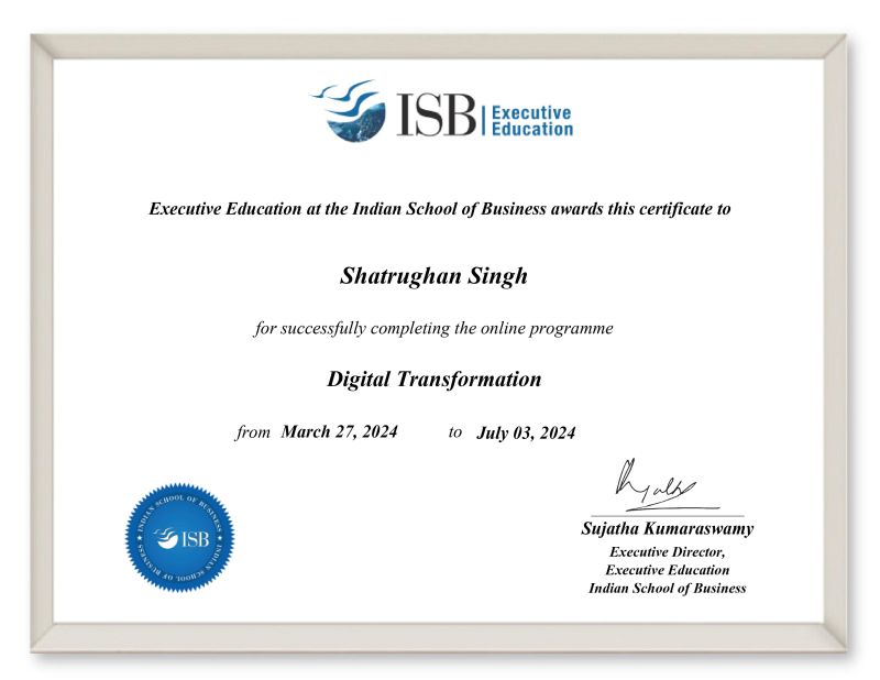 Shatrughan Singh on LinkedIn: #digitaltransformation #isb #isbfaculty # ... Shatrughan Singh on LinkedIn: #digitaltransformation #isb #isbfaculty # ...