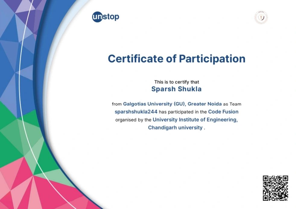 SPARSH SHUKLA on LinkedIn: #codefusion #hackathon #codingchallenge # ... SPARSH SHUKLA on LinkedIn: #codefusion #hackathon #codingchallenge # ...