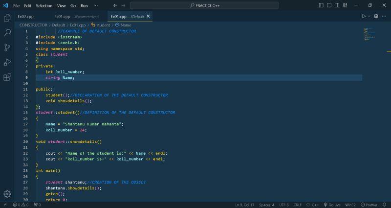 Shantanu Kumar Mahanta on LinkedIn: Constructor in C++:- Constructor is ... Shantanu Kumar Mahanta on LinkedIn: Constructor in C++:- Constructor is ...