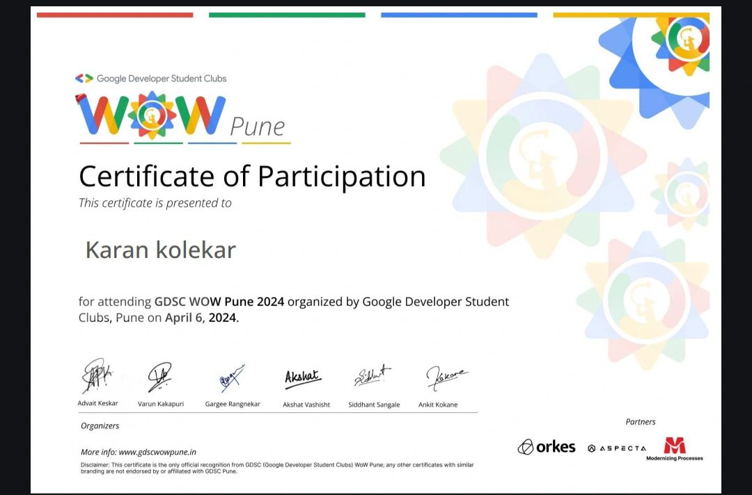 Karan Kolekar on LinkedIn: #gdsc #dypsn Karan Kolekar on LinkedIn: #gdsc #dypsn
