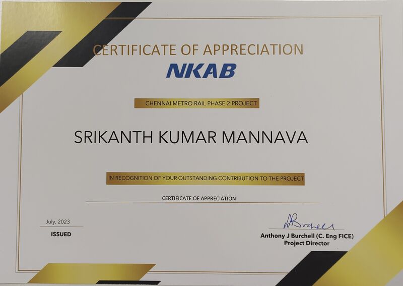 Srikanth kumar Mannava on LinkedIn: Thank you very much for recognising ... Srikanth kumar Mannava on LinkedIn: Thank you very much for recognising ...