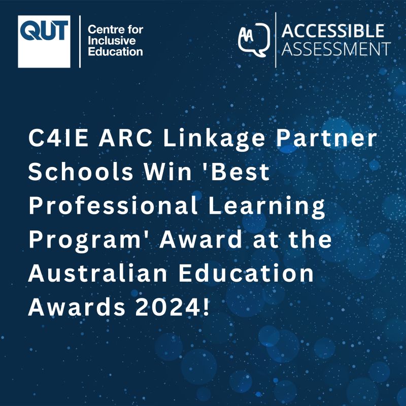 QUT_Centre for Inclusive Education on LinkedIn: Congratulations to our ... QUT_Centre for Inclusive Education on LinkedIn: Congratulations to our ...