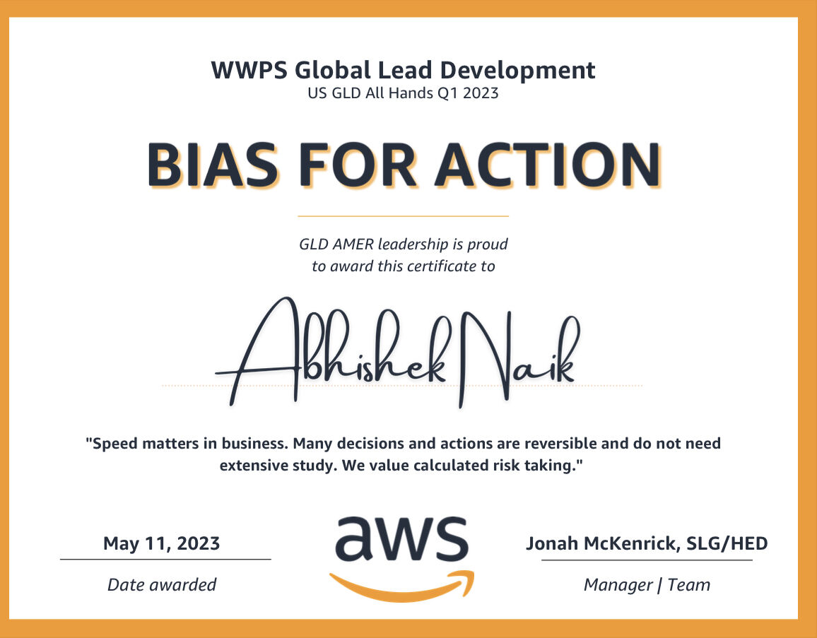 Jonah McKenrick on LinkedIn: Congratulations to Abhishek Naik on ... Jonah McKenrick on LinkedIn: Congratulations to Abhishek Naik on ...