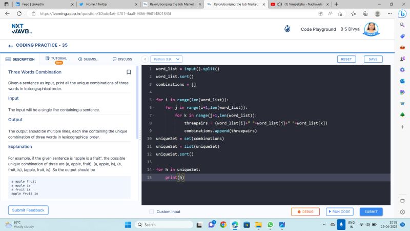 B S Divya Bharathi on LinkedIn: #python #codingpractices #happycoding # ... B S Divya Bharathi on LinkedIn: #python #codingpractices #happycoding # ...