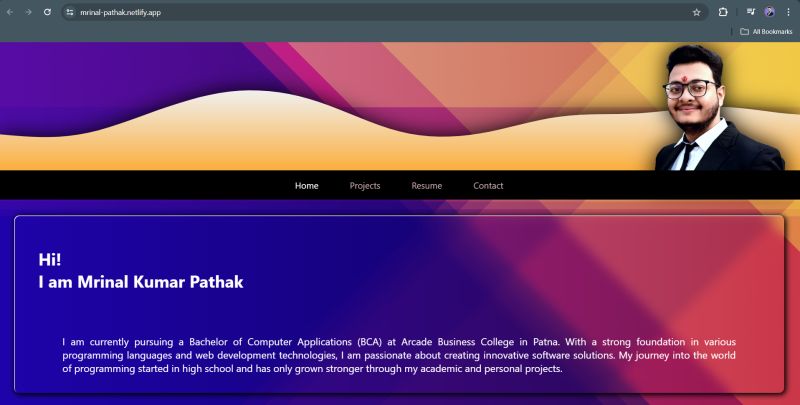 Mrinal Pathak on LinkedIn: #reactjs #portfolio #webdev #frontend # ... Mrinal Pathak on LinkedIn: #reactjs #portfolio #webdev #frontend # ...