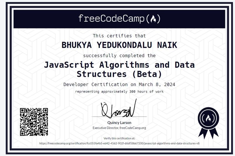 YEDUKONDALU NAIK BHUKYA on LinkedIn: #javascript #algorithms # ... YEDUKONDALU NAIK BHUKYA on LinkedIn: #javascript #algorithms # ...