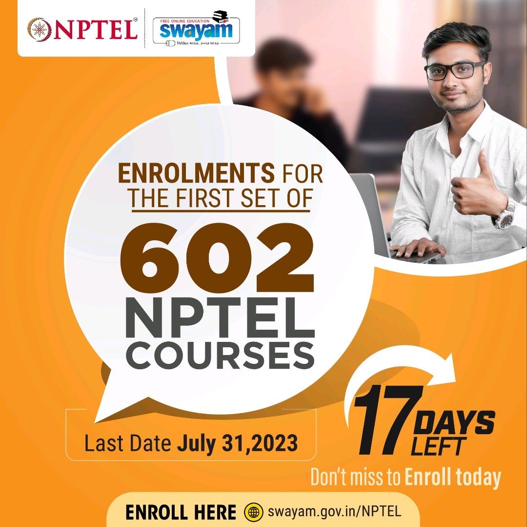 NPTEL on LinkedIn: #upskilling #nptel NPTEL on LinkedIn: #upskilling #nptel
