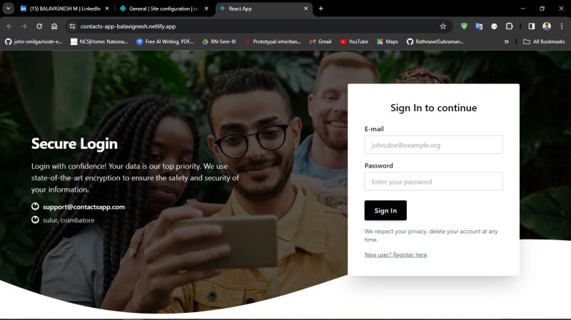 BALAVIGNESH M on LinkedIn: #react #nodejs #expressjs #mongodb #jwt # ... BALAVIGNESH M on LinkedIn: #react #nodejs #expressjs #mongodb #jwt # ...