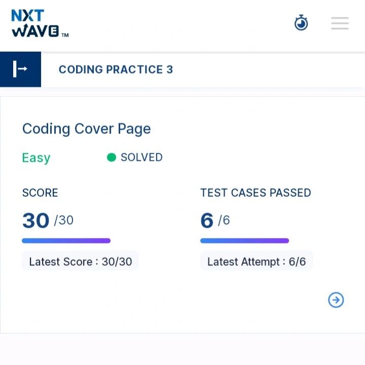 Divya jyothi B on LinkedIn: #a #nxtwaveccbp #nxtwave #codingpractice # ... Divya jyothi B on LinkedIn: #a #nxtwaveccbp #nxtwave #codingpractice # ...
