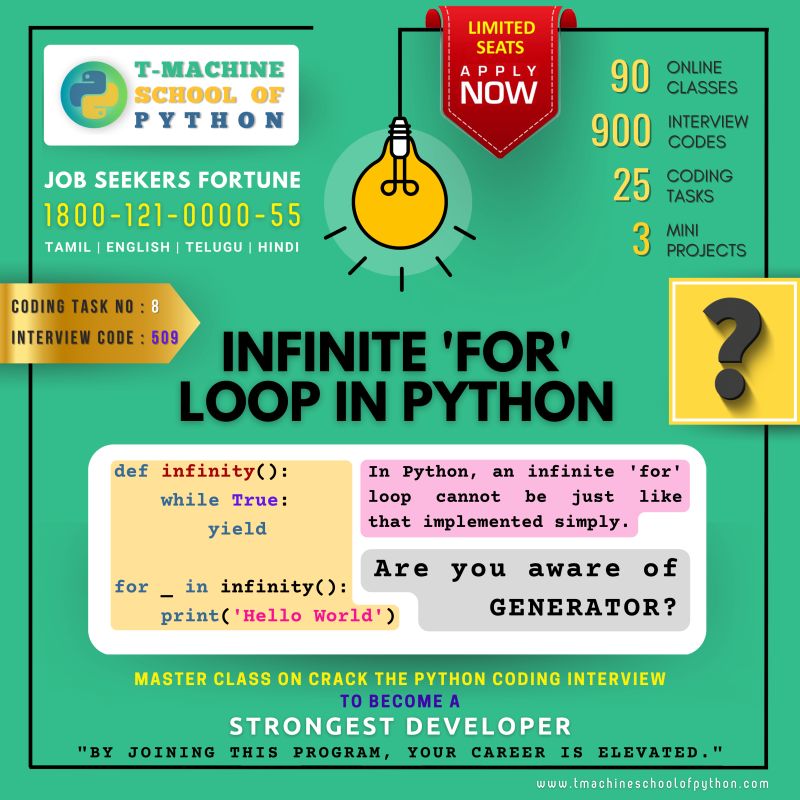 T-Machine School Of Python on LinkedIn: #coding #python #interview # ... T-Machine School Of Python on LinkedIn: #coding #python #interview # ...