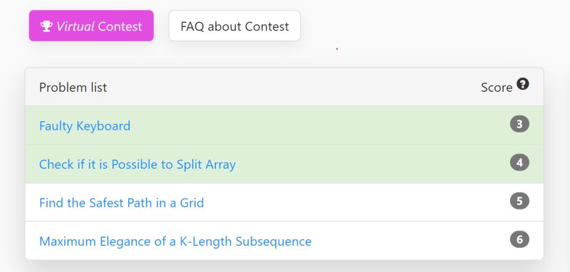 Adarsh Singh on LinkedIn: #leetcode #leetcode2023 #dsa #contest # ... Adarsh Singh on LinkedIn: #leetcode #leetcode2023 #dsa #contest # ...