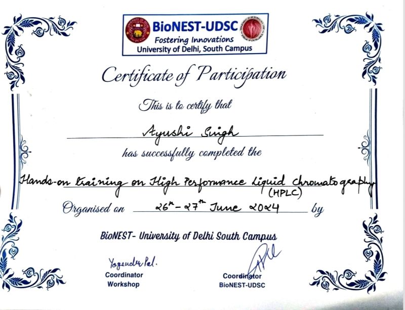 Ayushi Singh on LinkedIn: I’m excited to share that I’ve completed an ... Ayushi Singh on LinkedIn: I’m excited to share that I’ve completed an ...