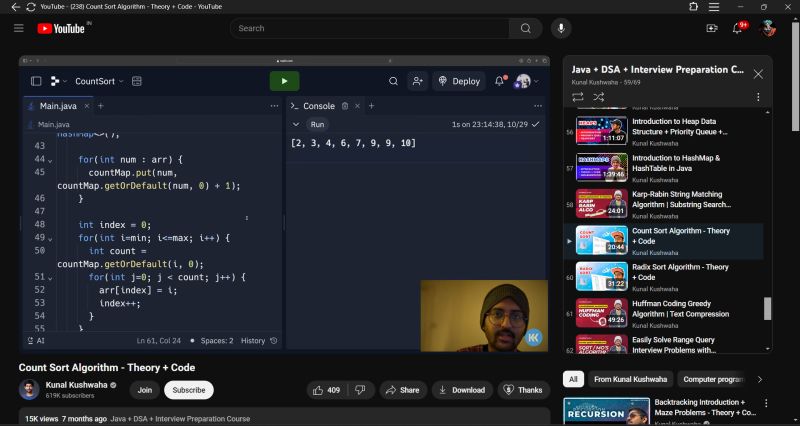 Nikhil Singh on LinkedIn: #day39 #100daysofcode #java #dsa #coding #sorting Nikhil Singh on LinkedIn: #day39 #100daysofcode #java #dsa #coding #sorting