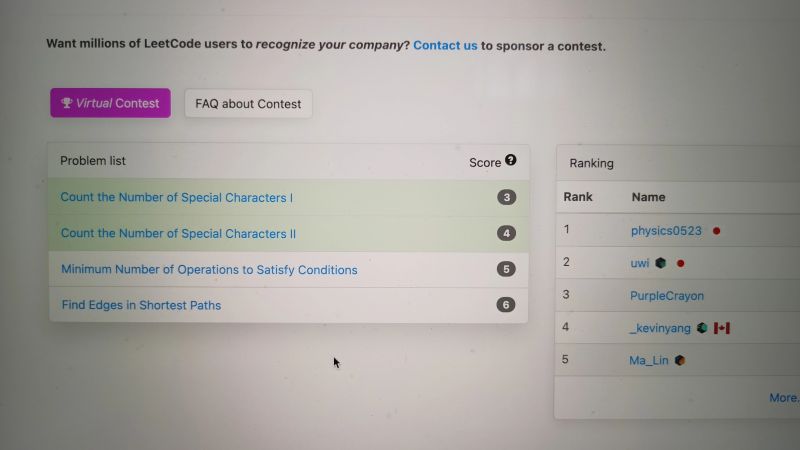 Ankit Shah on LinkedIn: #weeklycontest394 #leetcode #weeklycontest Ankit Shah on LinkedIn: #weeklycontest394 #leetcode #weeklycontest