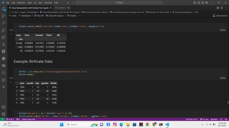 Yugal Poudel on LinkedIn: #data_manipulation_using_pandas #day6_of ... Yugal Poudel on LinkedIn: #data_manipulation_using_pandas #day6_of ...