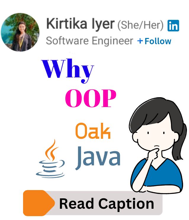 Kirtika Iyer on LinkedIn: Object-Oriented Programming (OOP) is required ... Kirtika Iyer on LinkedIn: Object-Oriented Programming (OOP) is required ...