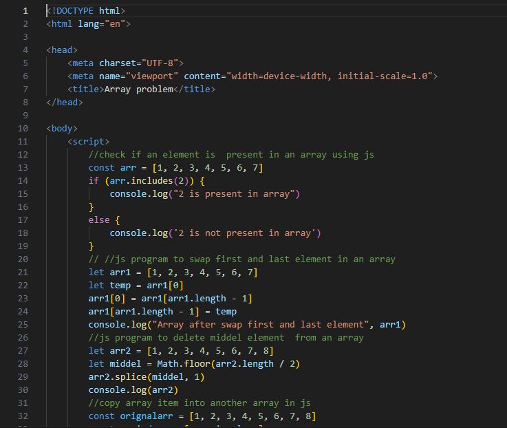 Aroob Mushtaq on LinkedIn: #coding #arrays #javascript #webdevelopment ... Aroob Mushtaq on LinkedIn: #coding #arrays #javascript #webdevelopment ...