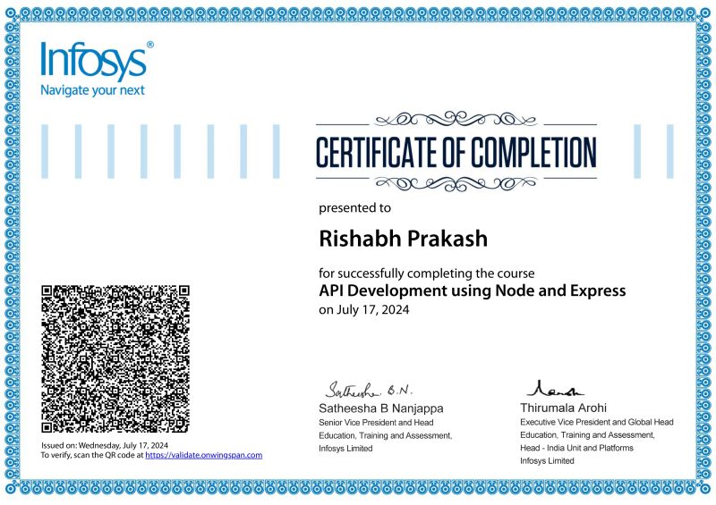 RISHABH PRAKASH on LinkedIn: #nodejs #expressjs #apidevelopment # ... RISHABH PRAKASH on LinkedIn: #nodejs #expressjs #apidevelopment # ...