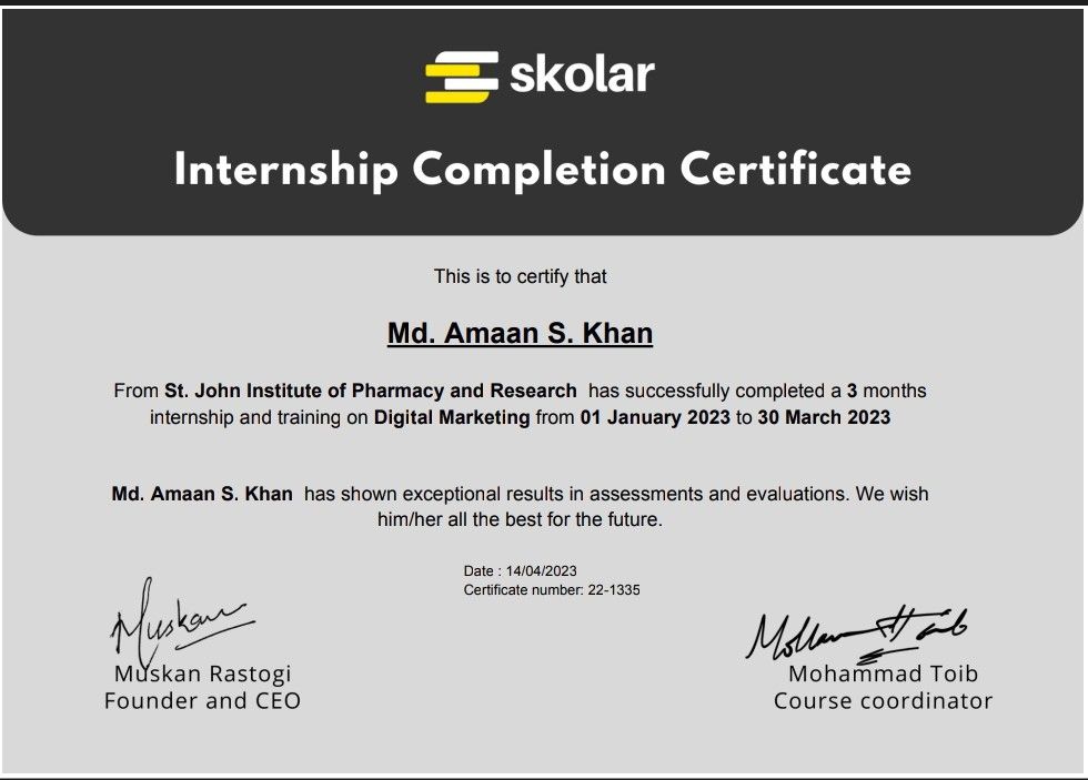 Md. Amaan Khan on LinkedIn: Hello Connections, I've always been a keen ... Md. Amaan Khan on LinkedIn: Hello Connections, I've always been a keen ...
