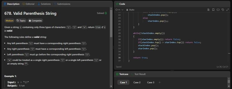 Kishore M on LinkedIn: #leetcode #stringmanipulation #parentheses # ... Kishore M on LinkedIn: #leetcode #stringmanipulation #parentheses # ...