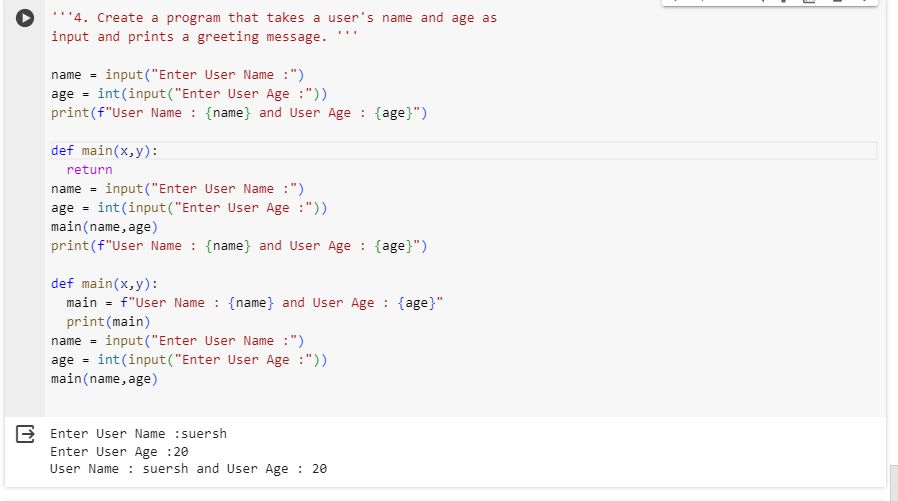 UDAVALAPATI SURESH on LinkedIn: CODING TASK - 2 UDAVALAPATI SURESH '''4 ... UDAVALAPATI SURESH on LinkedIn: CODING TASK - 2 UDAVALAPATI SURESH '''4 ...