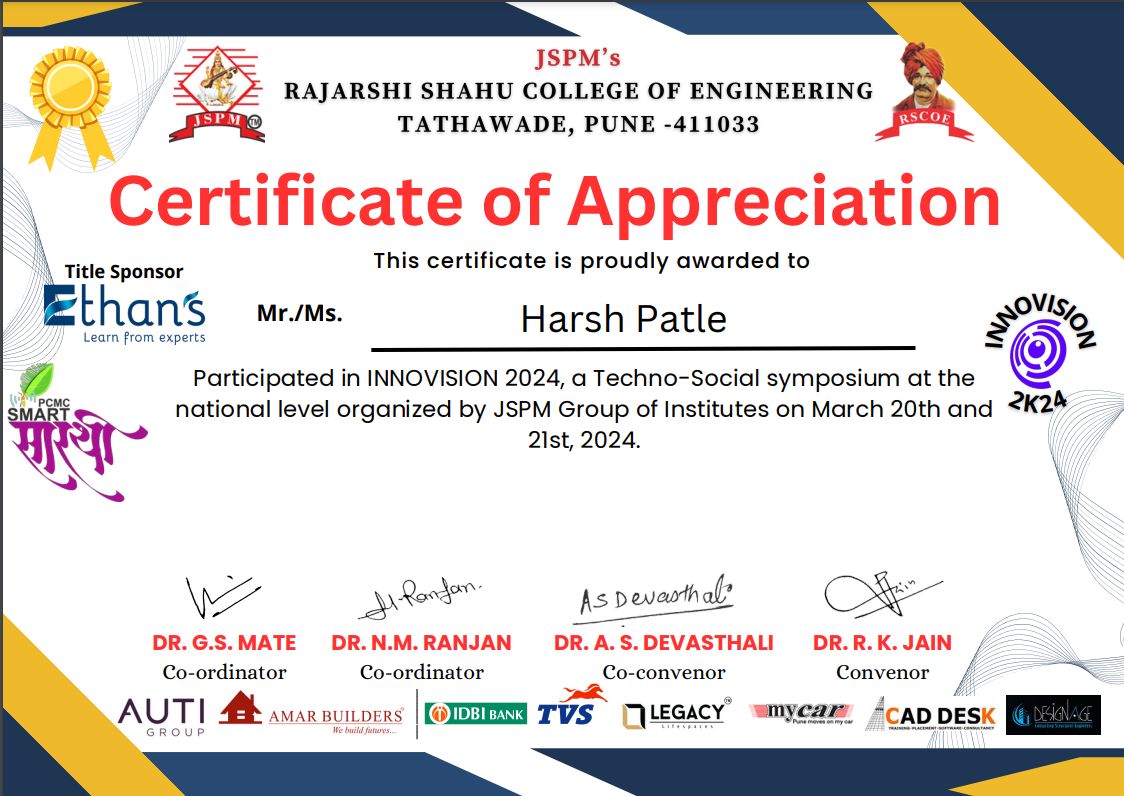 Harsh Patle on LinkedIn: #innovision2024 #technosocial #jspmgroup Harsh Patle on LinkedIn: #innovision2024 #technosocial #jspmgroup