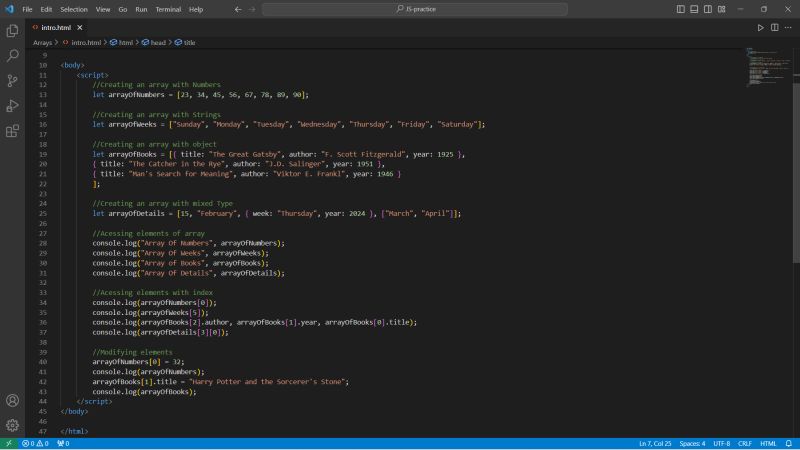 Boina Sowmya on LinkedIn: #javascript #arrays #datamanagement # ... Boina Sowmya on LinkedIn: #javascript #arrays #datamanagement # ...