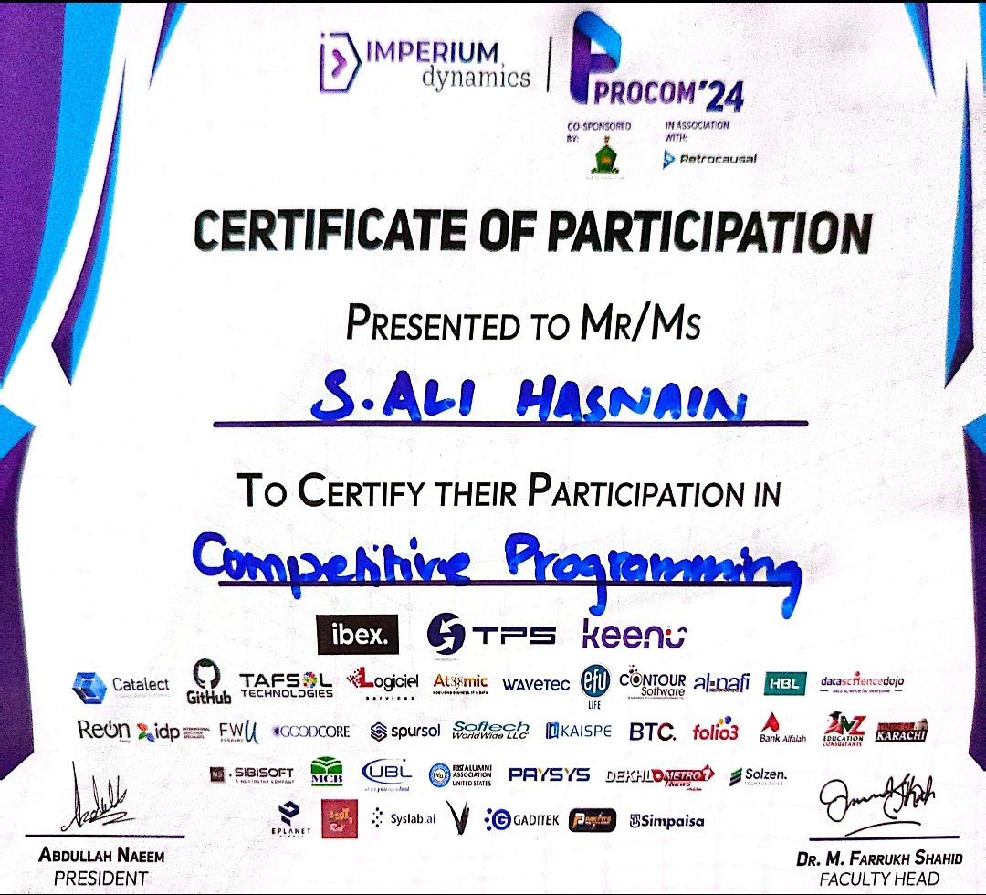 Syed Ali Hasnain Shah on LinkedIn: Fast's flagship event where the ... Syed Ali Hasnain Shah on LinkedIn: Fast's flagship event where the ...