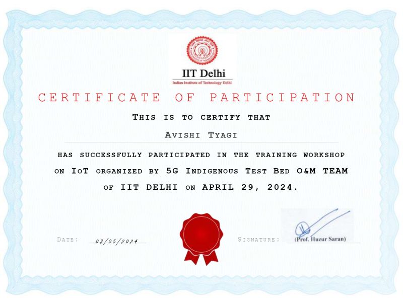 Avishi Tyagi on LinkedIn: #iot #workshop #learning #growing # ... Avishi Tyagi on LinkedIn: #iot #workshop #learning #growing # ...