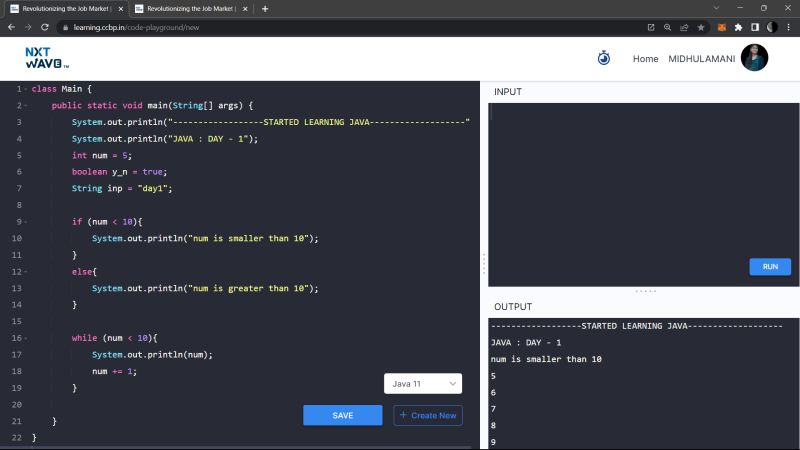 Midhulamani Srinivasan on LinkedIn: #day11 #java #30daysofcodechallenge ... Midhulamani Srinivasan on LinkedIn: #day11 #java #30daysofcodechallenge ...