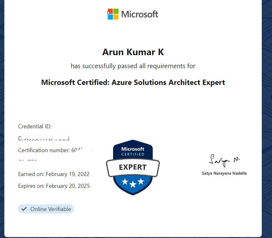 Arun Kumar K. posted on LinkedIn Arun Kumar K. posted on LinkedIn