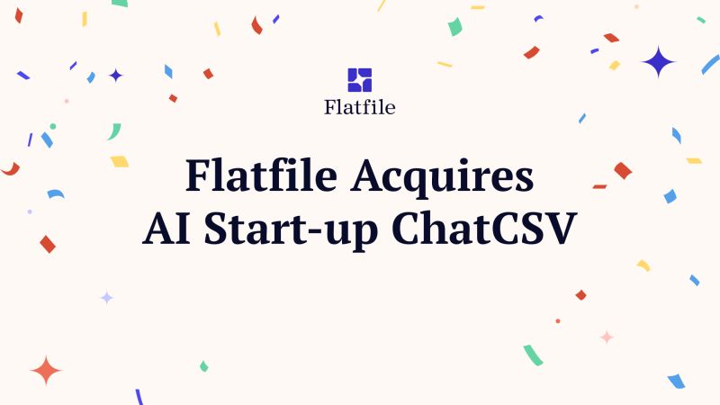 Flatfile on LinkedIn: #ai #chatcsv #dataexchange #dataimport Flatfile on LinkedIn: #ai #chatcsv #dataexchange #dataimport