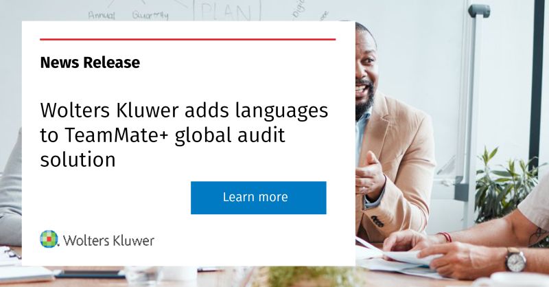 Wolters Kluwer TeamMate Audit Solutions on LinkedIn: Wolters Kluwer ... Wolters Kluwer TeamMate Audit Solutions on LinkedIn: Wolters Kluwer ...