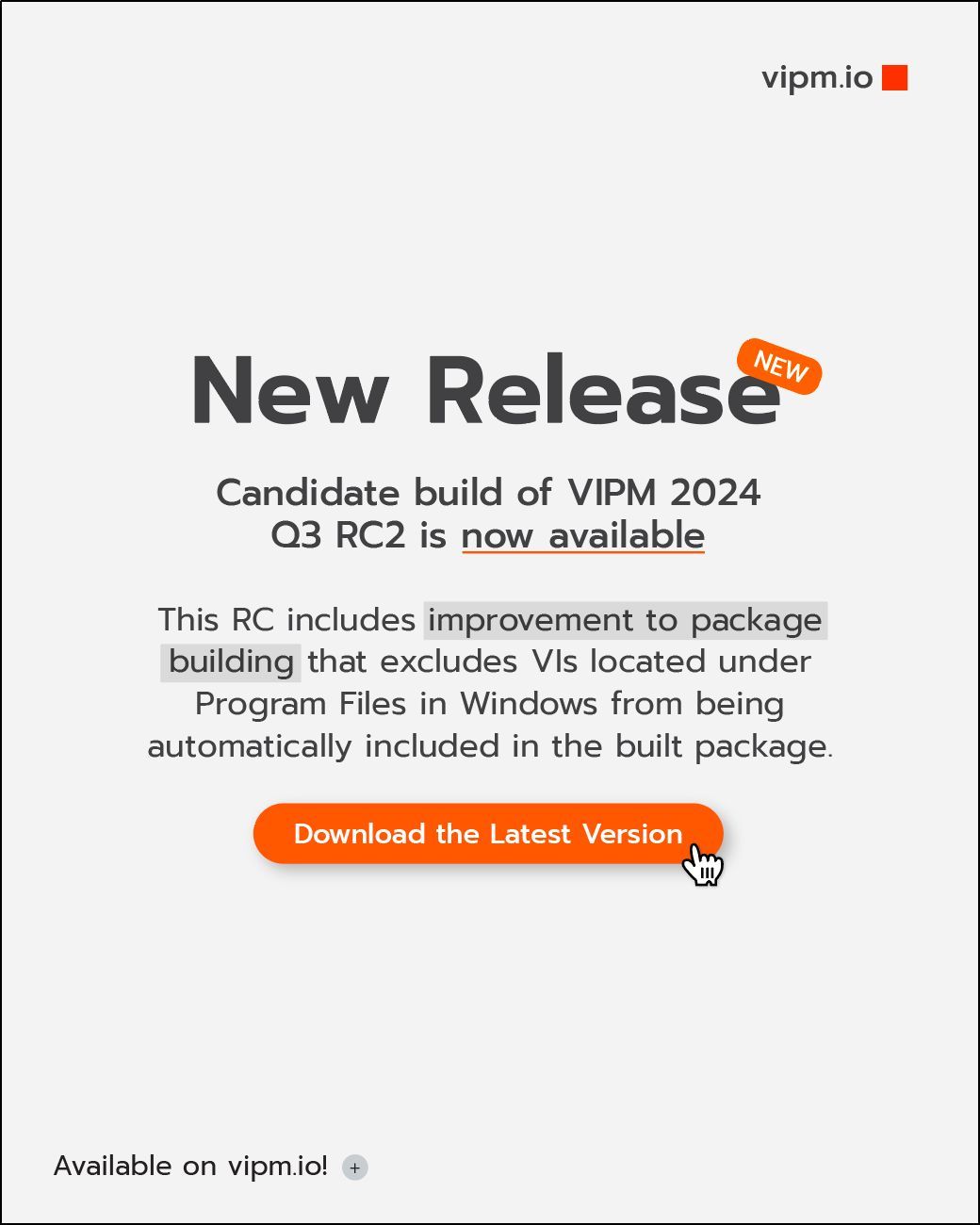 VIPM - Discover LabVIEW Tools! on LinkedIn: #vipm #newrelease VIPM - Discover LabVIEW Tools! on LinkedIn: #vipm #newrelease
