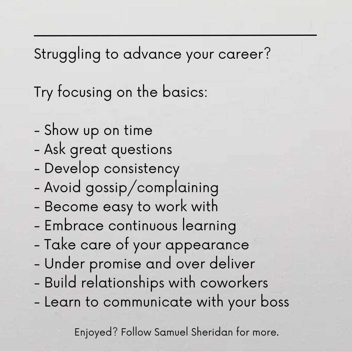 How to avoid overcomplicating your career? | Samuel Sheridan posted on ... How to avoid overcomplicating your career? | Samuel Sheridan posted on ...