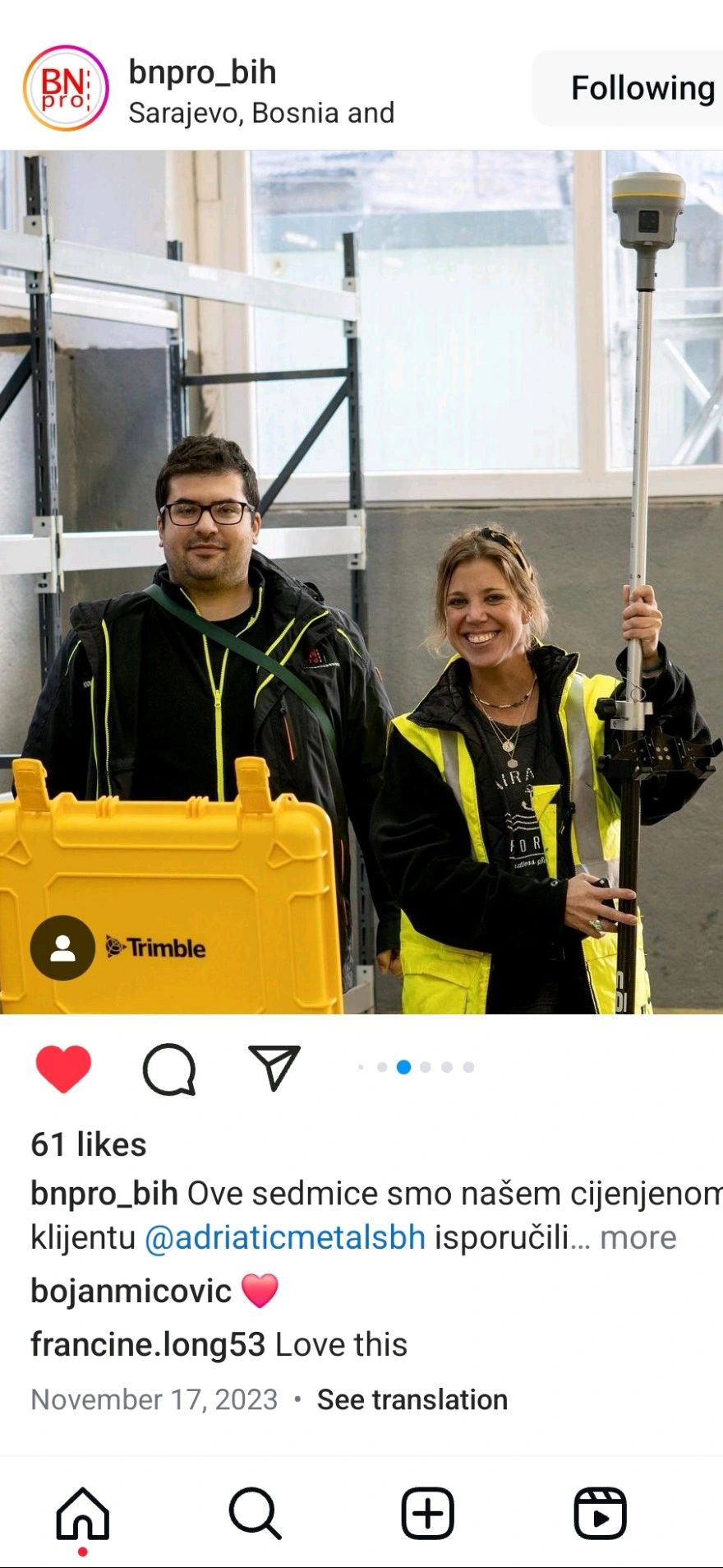Francine Long on LinkedIn: Learning about the new Trimble Survey ... Francine Long on LinkedIn: Learning about the new Trimble Survey ...