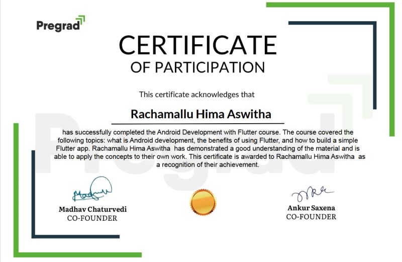 Hima Aswitha on LinkedIn: #flutter #fluttercommunity Hima Aswitha on LinkedIn: #flutter #fluttercommunity