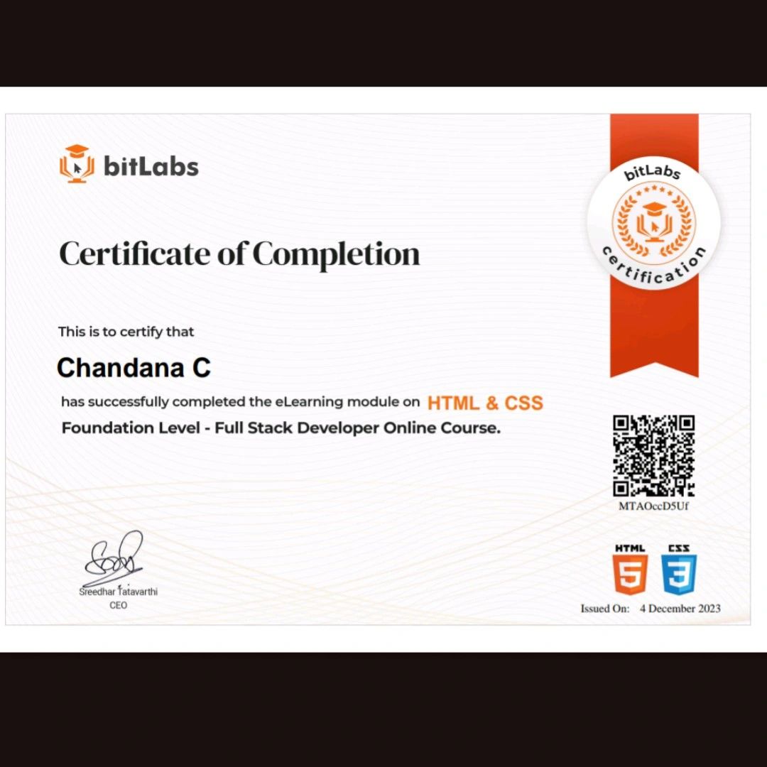 Chandana C on LinkedIn: #bitlabs #bitlabs Chandana C on LinkedIn: #bitlabs #bitlabs