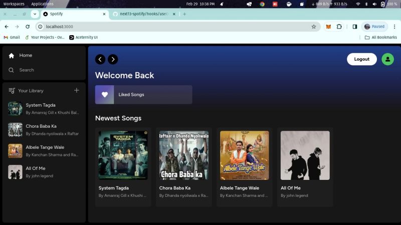 vishal munday on LinkedIn: #spotifyclone #nextjs #supabase #tailwind # ... vishal munday on LinkedIn: #spotifyclone #nextjs #supabase #tailwind # ...