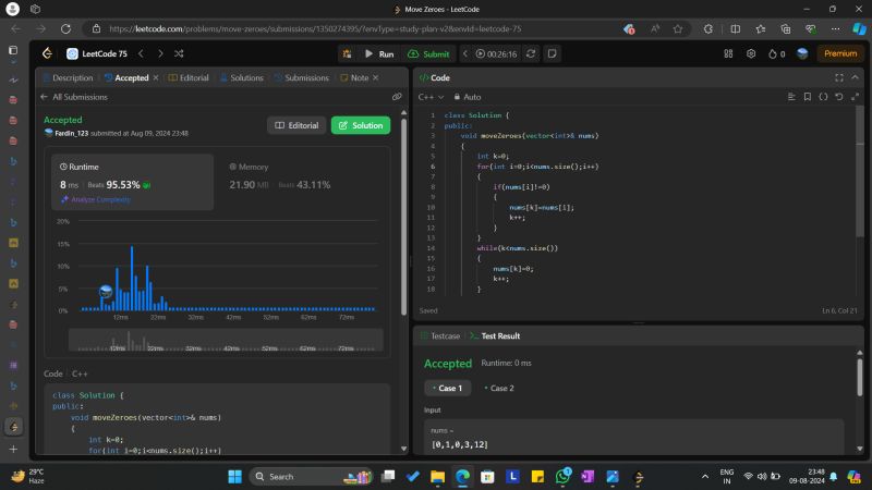 Md Fardin Amin on LinkedIn: Day 6 of 75 days Leetcode Challenge. Today ... Md Fardin Amin on LinkedIn: Day 6 of 75 days Leetcode Challenge. Today ...