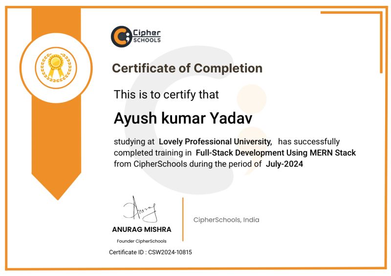 Ayush Kumar Yadav on LinkedIn: #mernstack #webdevelopment # ... Ayush Kumar Yadav on LinkedIn: #mernstack #webdevelopment # ...