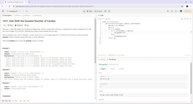 Shrikanth Arun Athithya on LinkedIn: #leetcode75 #codingjourney # ... Shrikanth Arun Athithya on LinkedIn: #leetcode75 #codingjourney # ...