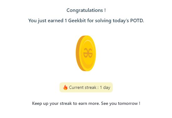 Mowliswaran C on LinkedIn: 🚀Day 1 of my coding streak on GeeksforGeeks Mowliswaran C on LinkedIn: 🚀Day 1 of my coding streak on GeeksforGeeks