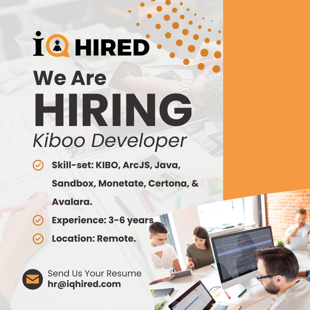 IQ Hired on LinkedIn: #kibo #arcjs #java #sandbox #monetate #certona # ... IQ Hired on LinkedIn: #kibo #arcjs #java #sandbox #monetate #certona # ...