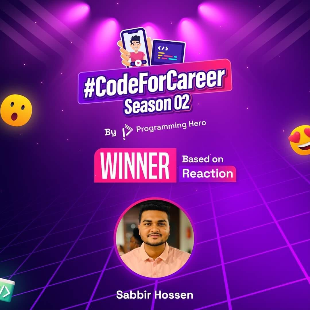 Sabbir Hossen on LinkedIn: #programminghero Sabbir Hossen on LinkedIn: #programminghero