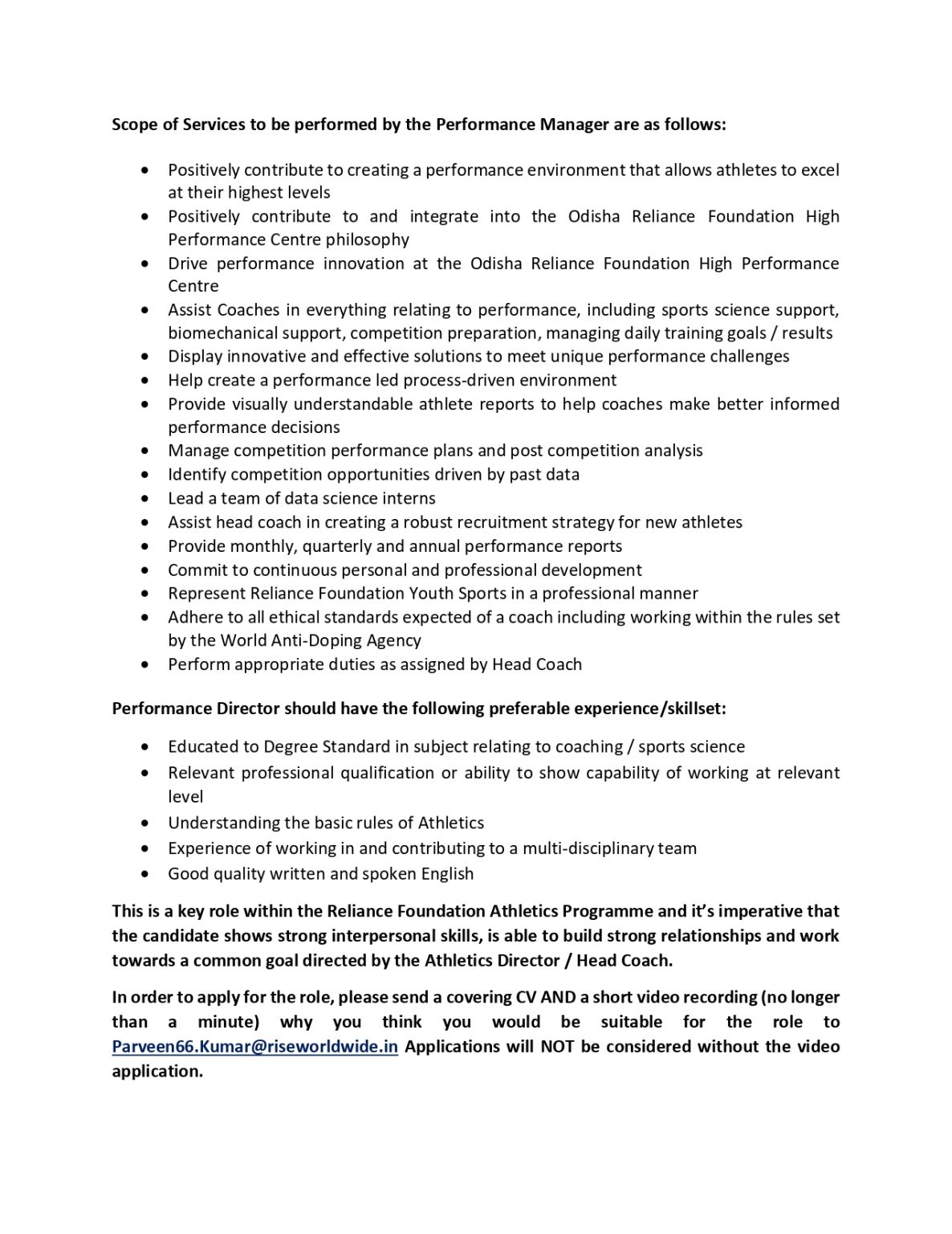 PARVEEN KUMAR on LinkedIn: Dear Connections, We are hiring a ... PARVEEN KUMAR on LinkedIn: Dear Connections, We are hiring a ...
