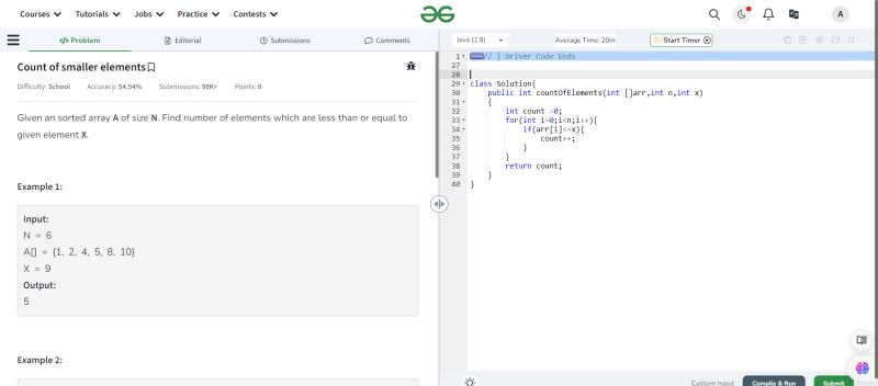 ABHINANDAN JHA on LinkedIn: #codingmilestone #geeksforgeeks #arraybasics ABHINANDAN JHA on LinkedIn: #codingmilestone #geeksforgeeks #arraybasics